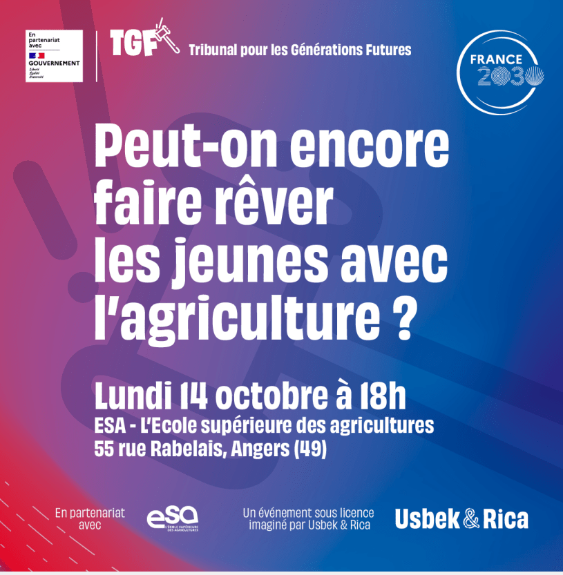 L’agriculture fait-elle rêver les jeunes | Tribunal Générations Futures